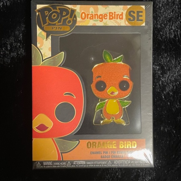 Funko | Jewelry | Nwt Orange Bird Funko Pop Pin | Poshmark
